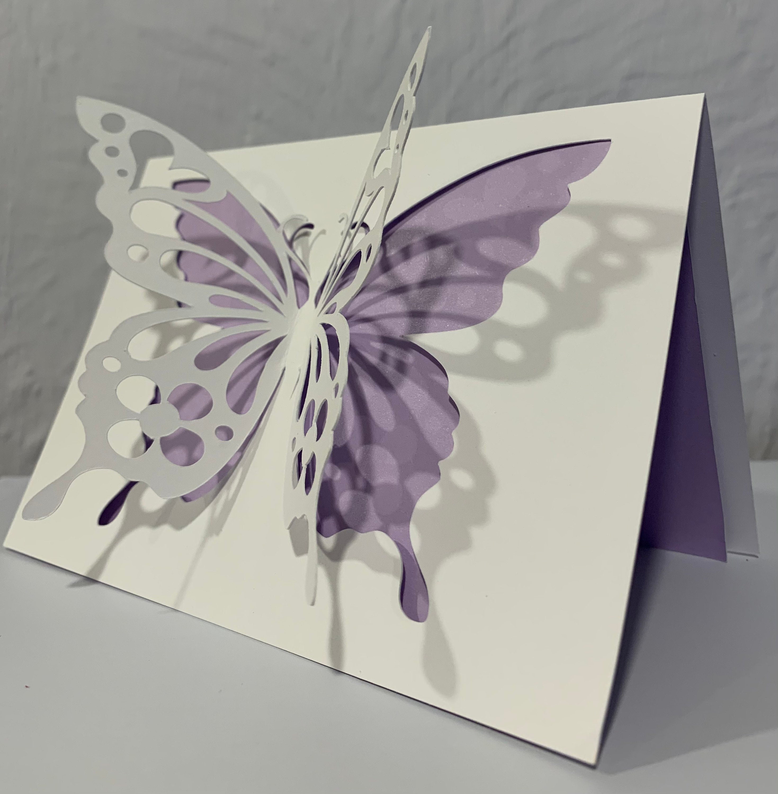 5 X 3D Butterfly Greeting Cards A Beautiful Butterfly - Etsy