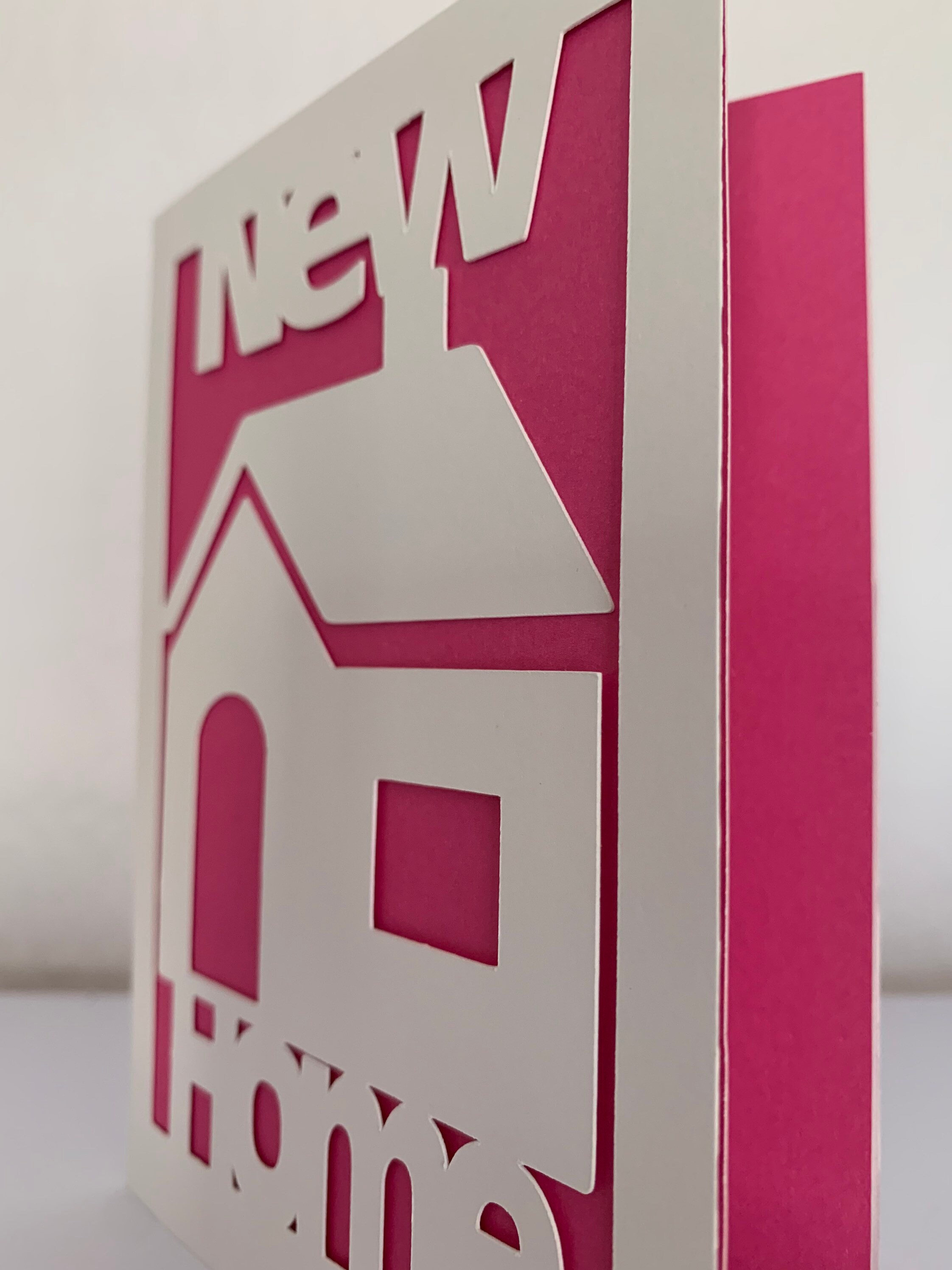 1 X New Home Card With a House Design - Etsy UK
