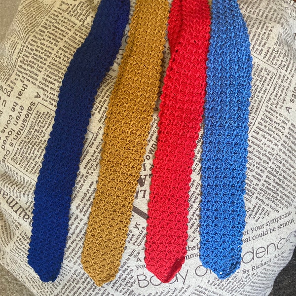 Crochet Necktie - Etsy