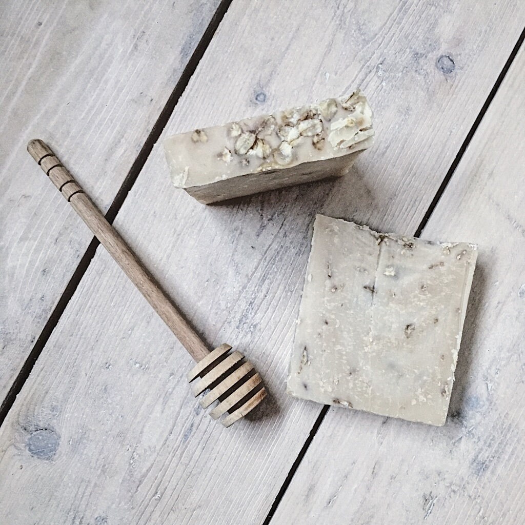 Honey & Oatmeal Handmade Natural Cold Process Soap - Etsy UK