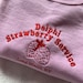 Delphi Strawberry Service Unisex Embroidered Sweatshirt - Etsy