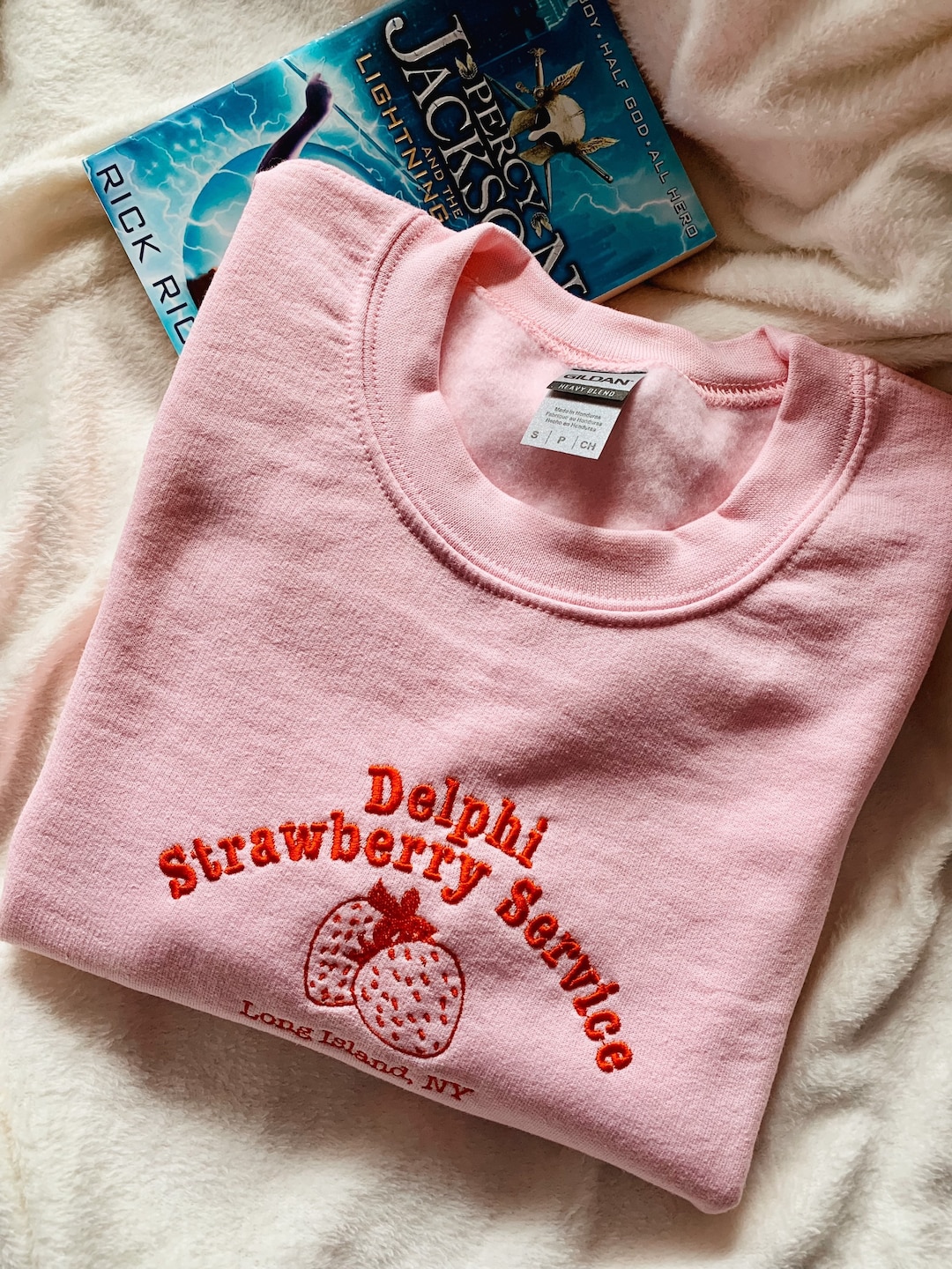 Delphi Strawberry Service Unisex Embroidered Sweatshirt - Etsy