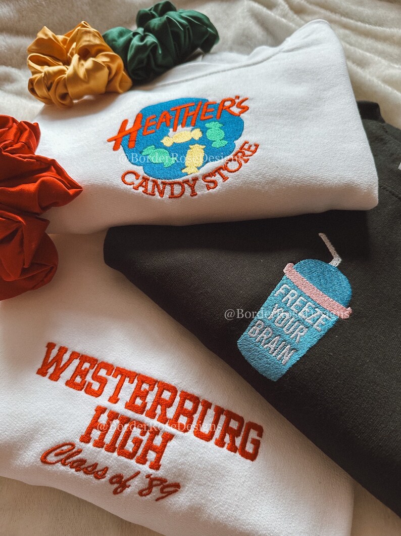 Westerburg High Heathers Unisex Embroidered Sweatshirt - Etsy