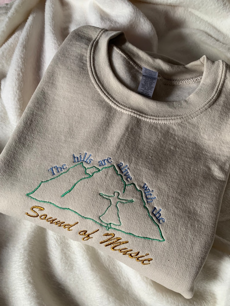 Sound of Music Unisex Embroidered Sweatshirt - Etsy