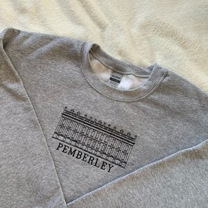 Pemberley Jane Austen Unisex Sweatshirt - Etsy UK