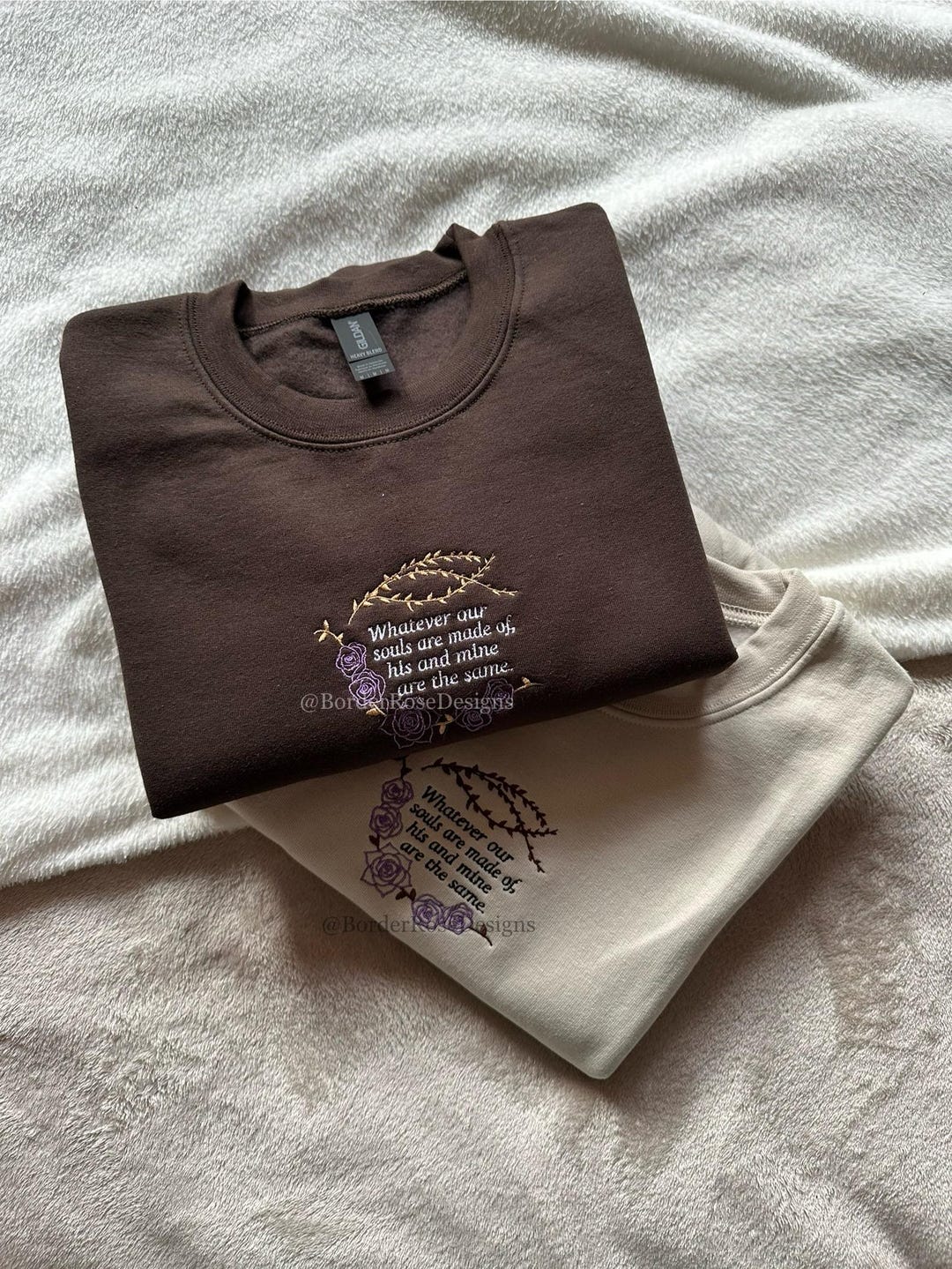Wuthering Heights Emily Bronte "whatever Our Souls Are Made Of" Unisex ...