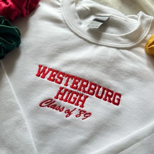 Westerburg High Heathers Unisex Embroidered Sweatshirt - Etsy UK