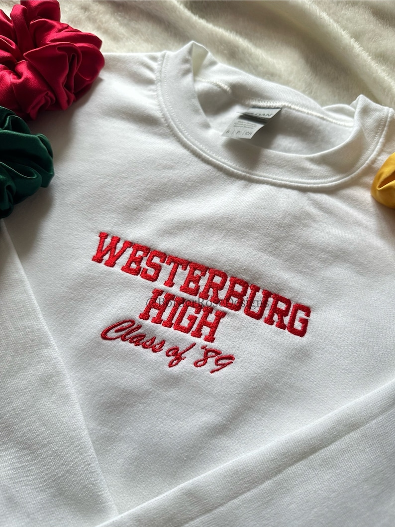 Westerburg High Heathers Unisex Embroidered Sweatshirt - Etsy UK