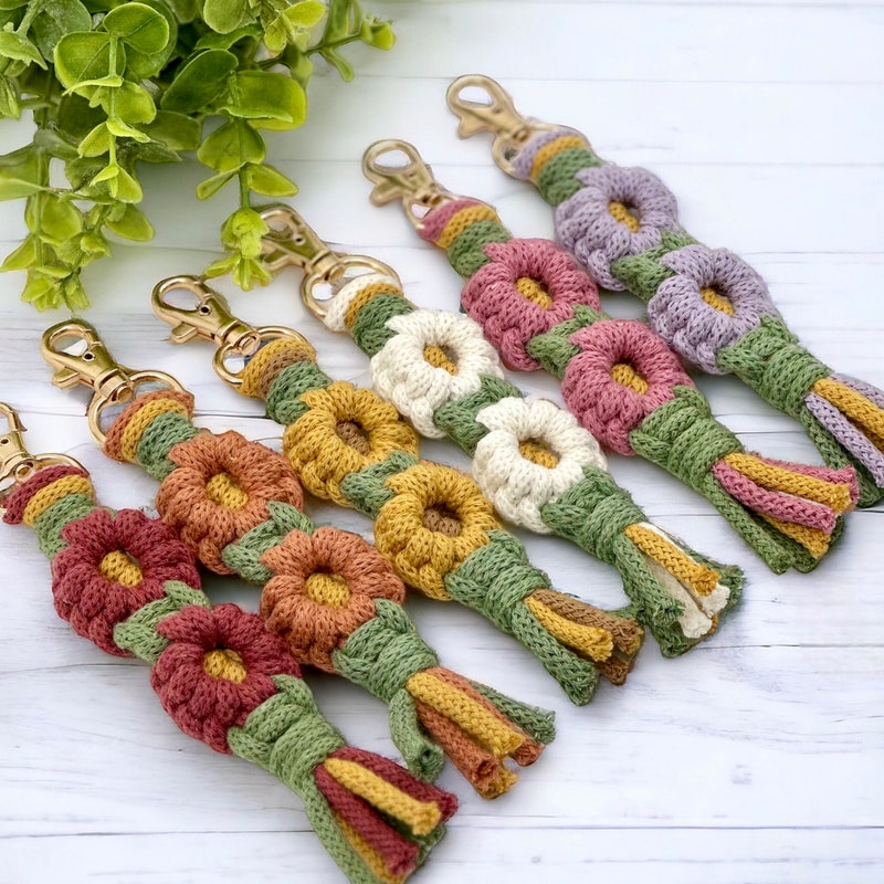 Keychain Macrame - Etsy