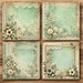 12x12" Vintage Lace Digital Paper Printable, Mint Memories, Lace ...