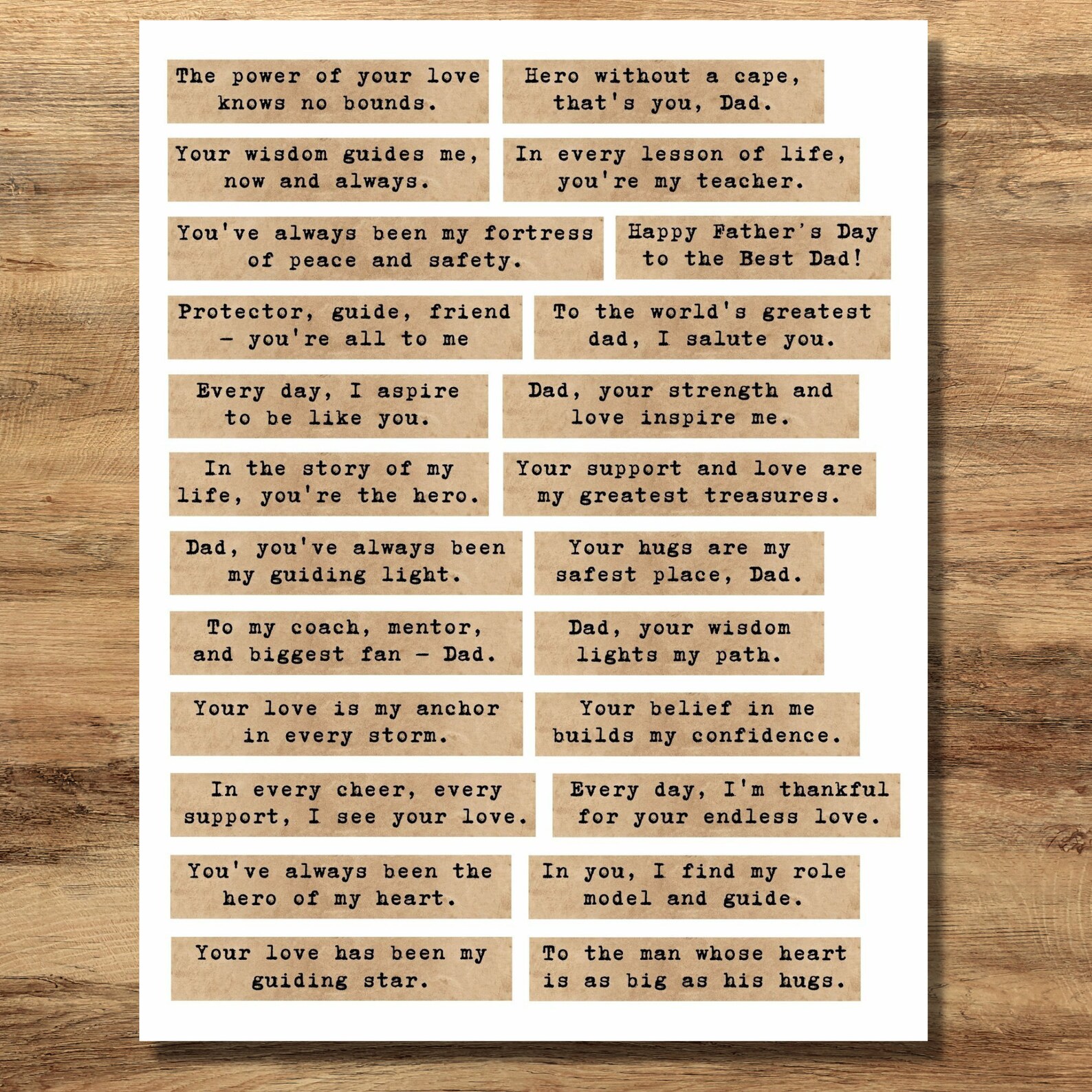 Dad Sentiments, Father's Day Words, Mum, Junk Journal Words, Phrases ...