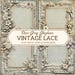 Vintage Lace Digital Paper Printable, Sweet Florals, Victorian, Lace ...