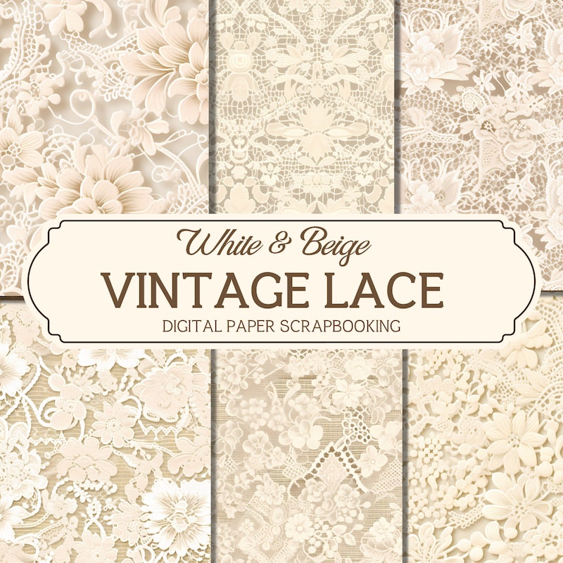 Vintage Lace Wallpaper - Etsy