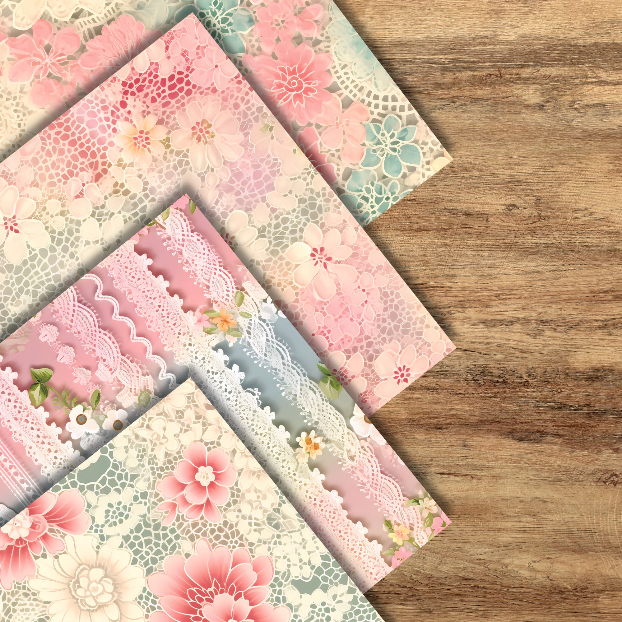 Vintage Lace Digital Paper Printable, Shabby Chic, Victorian, Lace ...