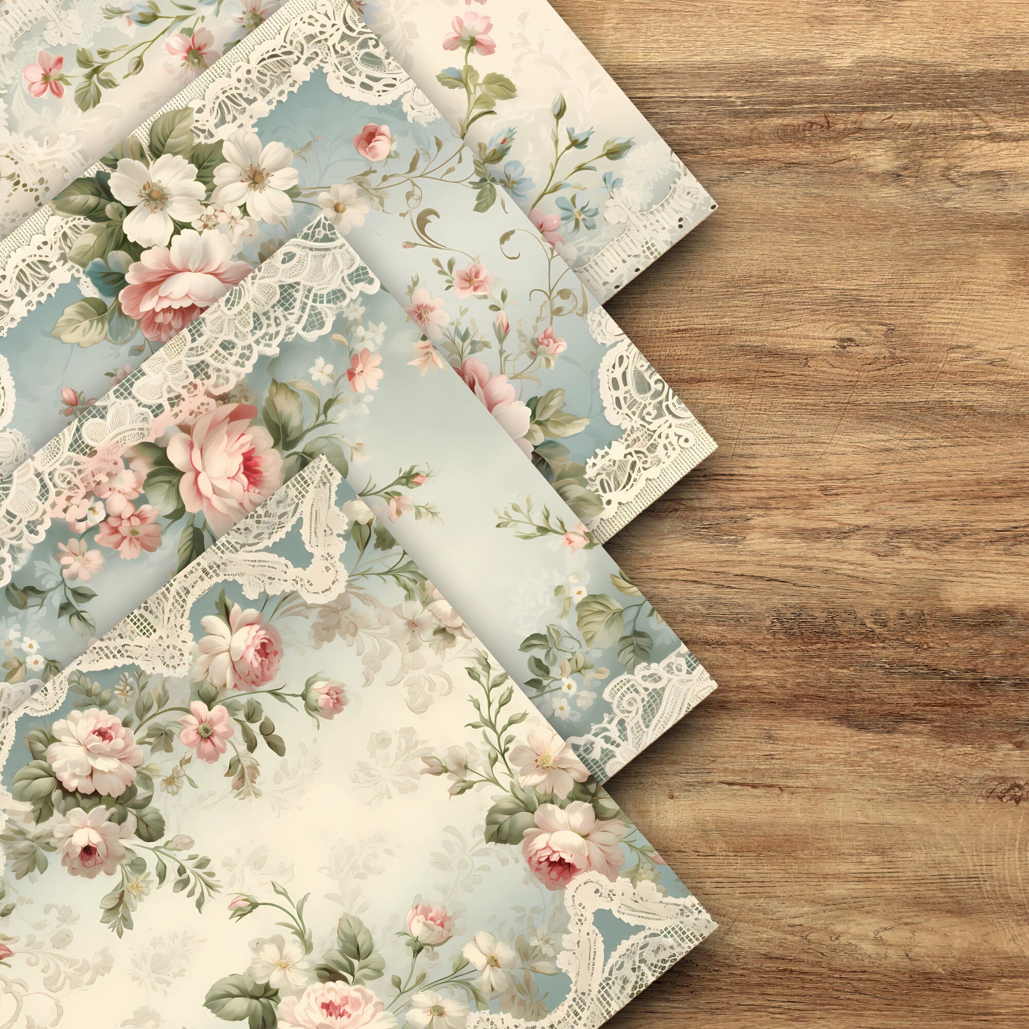 Vintage Lace Digital Paper Printable, Flowers Lace, Victorian, Lace ...