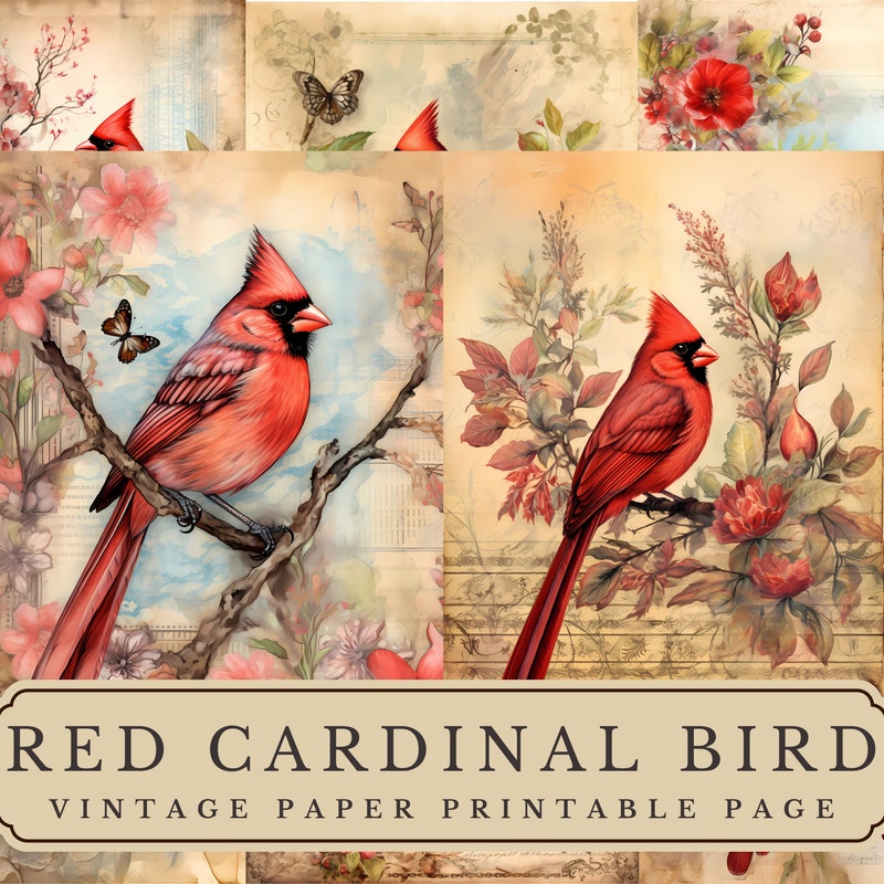 Cardinal Printable - Etsy