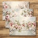 A4 Vintage Lace Digital Paper Printable, Shabby Chic Floral Romance ...