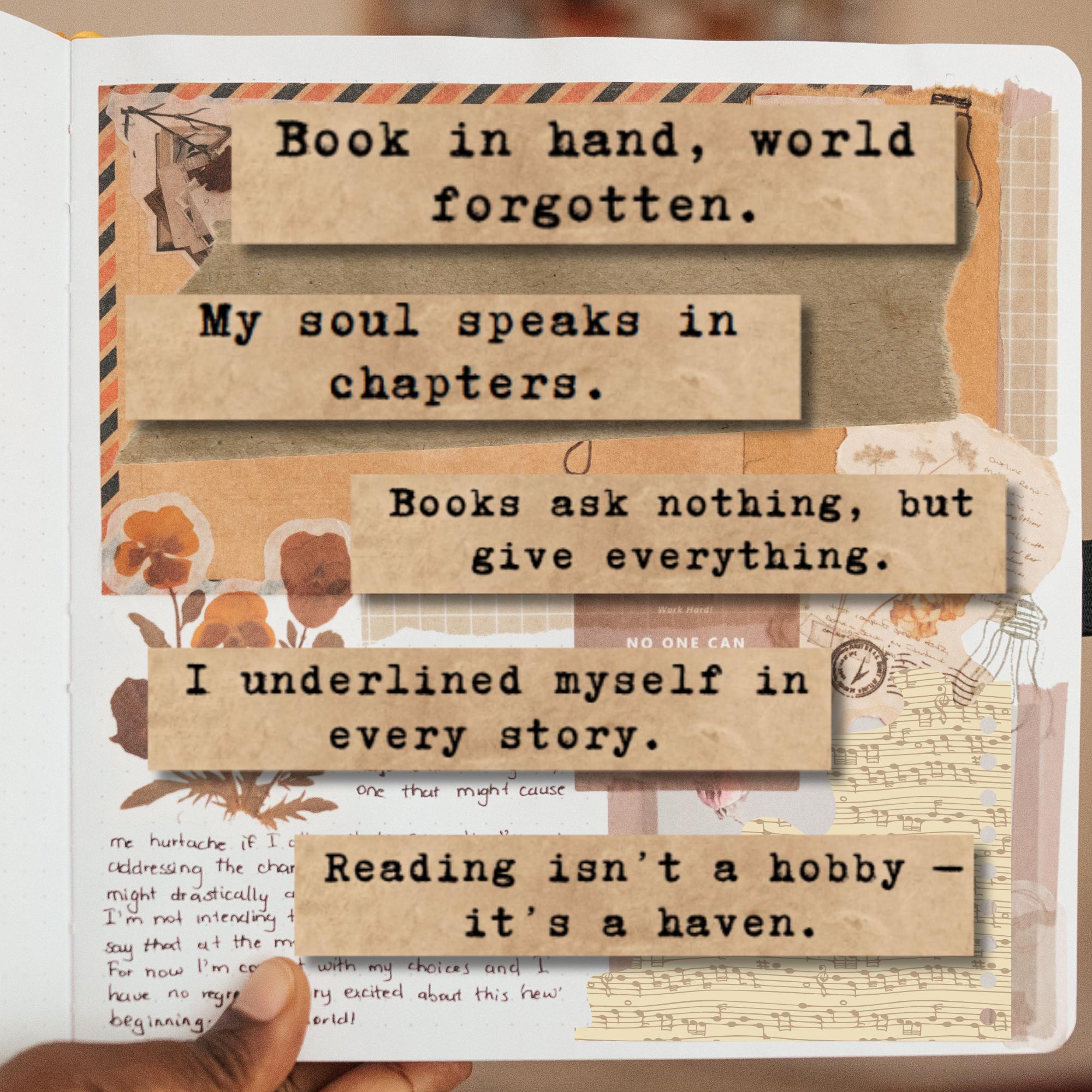 Book Lover Quotes: Junk Journal Ephemera (digital Download) - Etsy