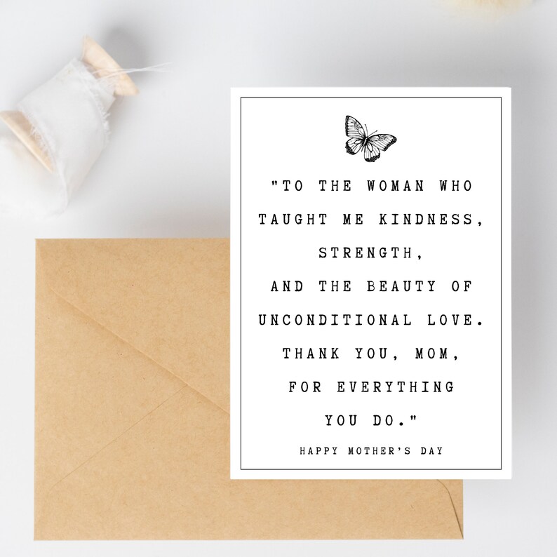 Printable Card for Mother's Day, Greeting Cards for Mom, Cards for Her ...