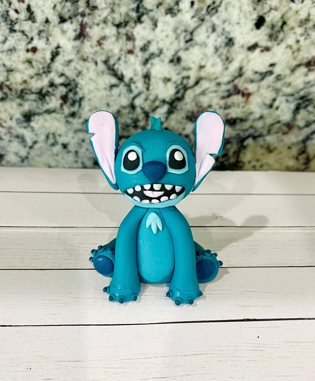Fondant Stitch Cake Topper - Etsy