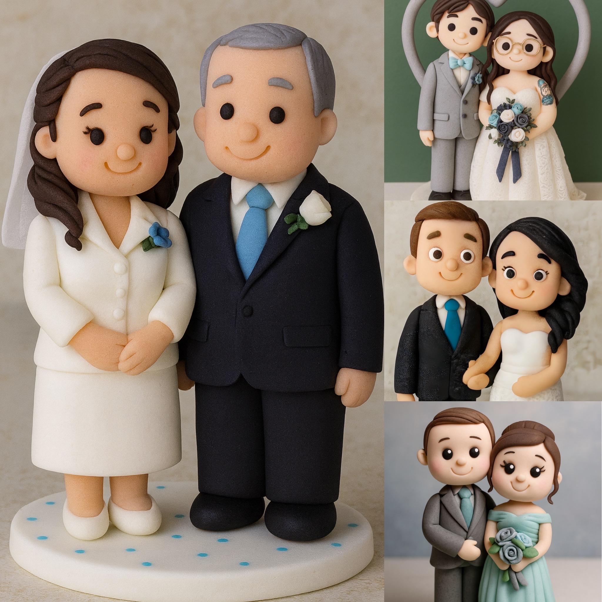 Fondant People Cake Toppers - Etsy