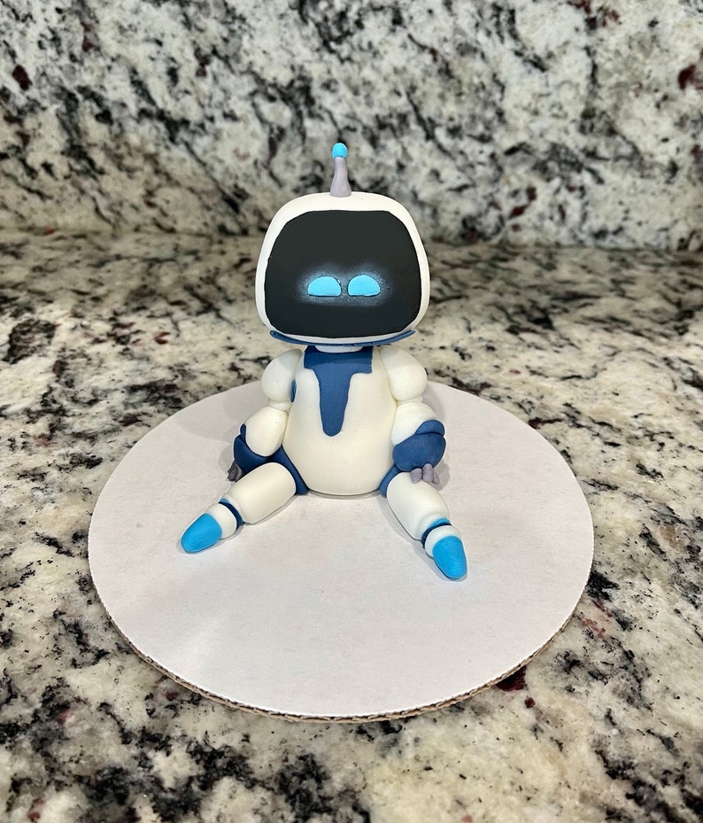 Fondant Robot Cake Topper - Etsy