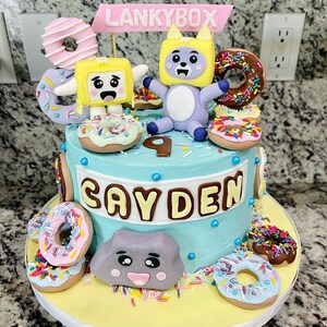 Fondant Lankybox Cake Toppers - Etsy