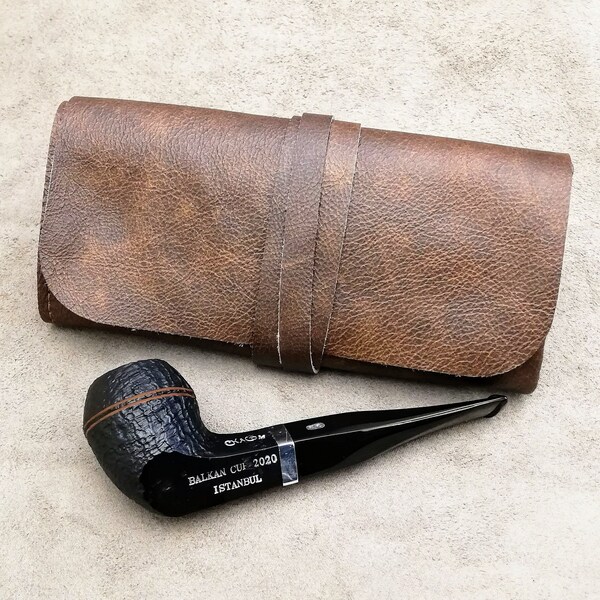Leather Pipe Pouch - Etsy