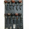 Leather Wall Rack for Holding Tobacco Pipes and Accessories, Wall Pipe ...