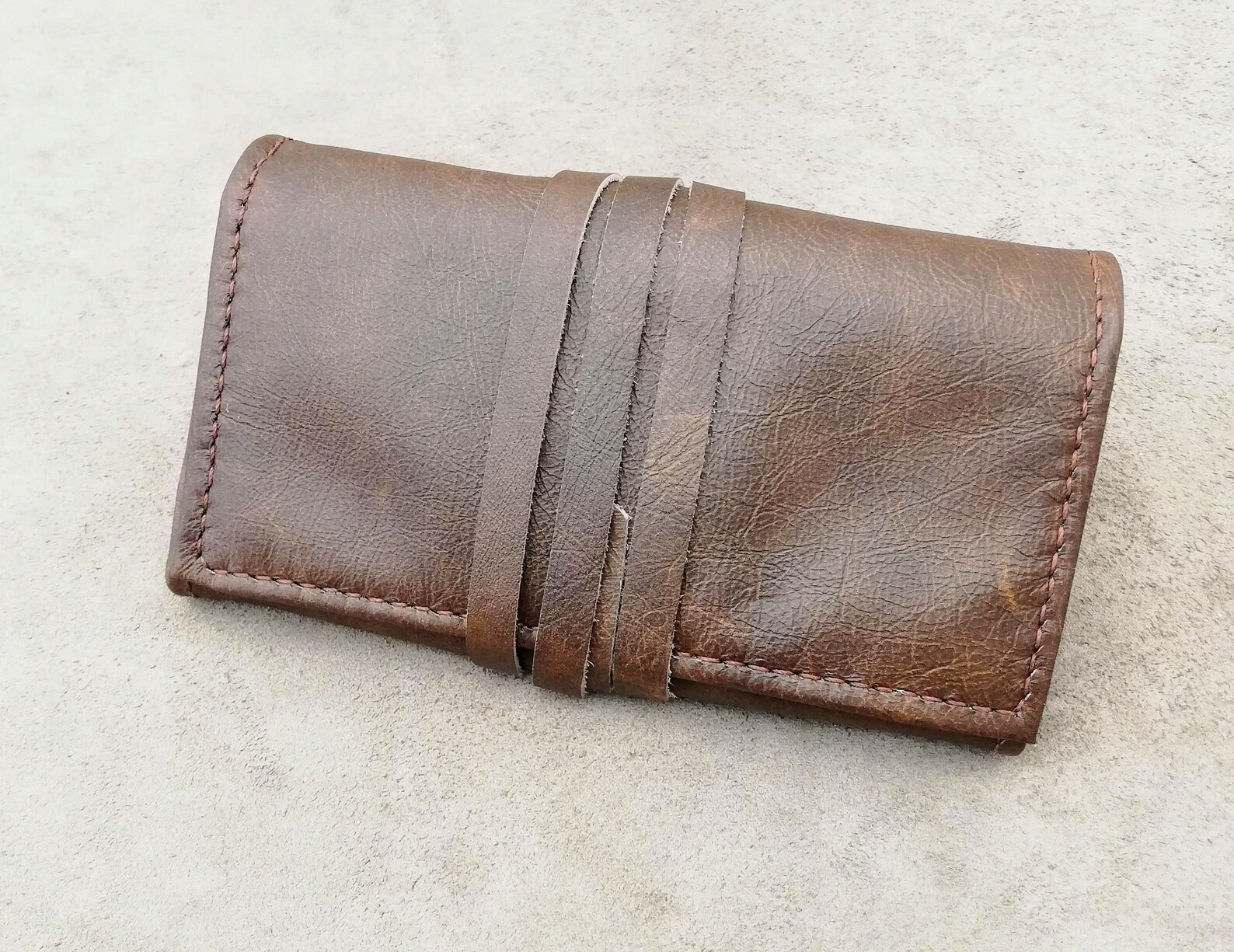 Leather Pipe Roll for 2 Pipes Anniversary Gift Pipe Smoker | Etsy