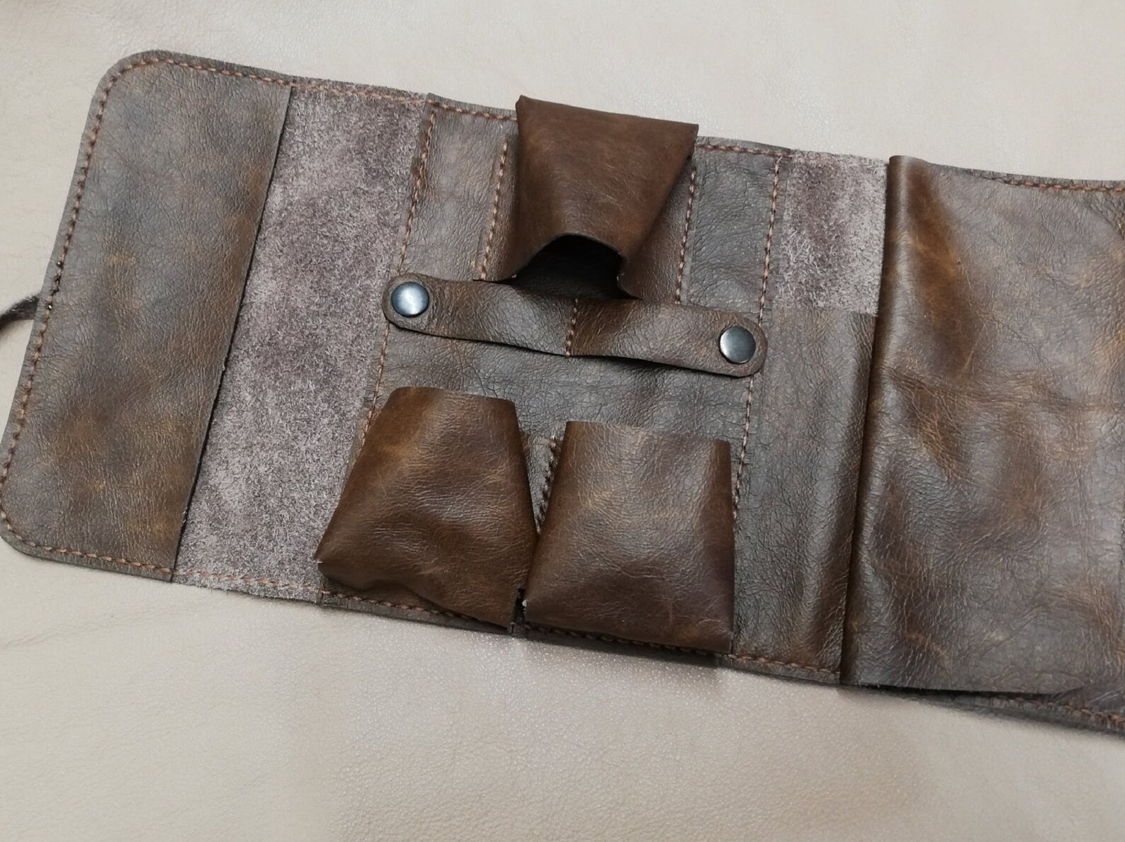 Handmade Leather Pipe Pouch for 3 Pipes - Etsy