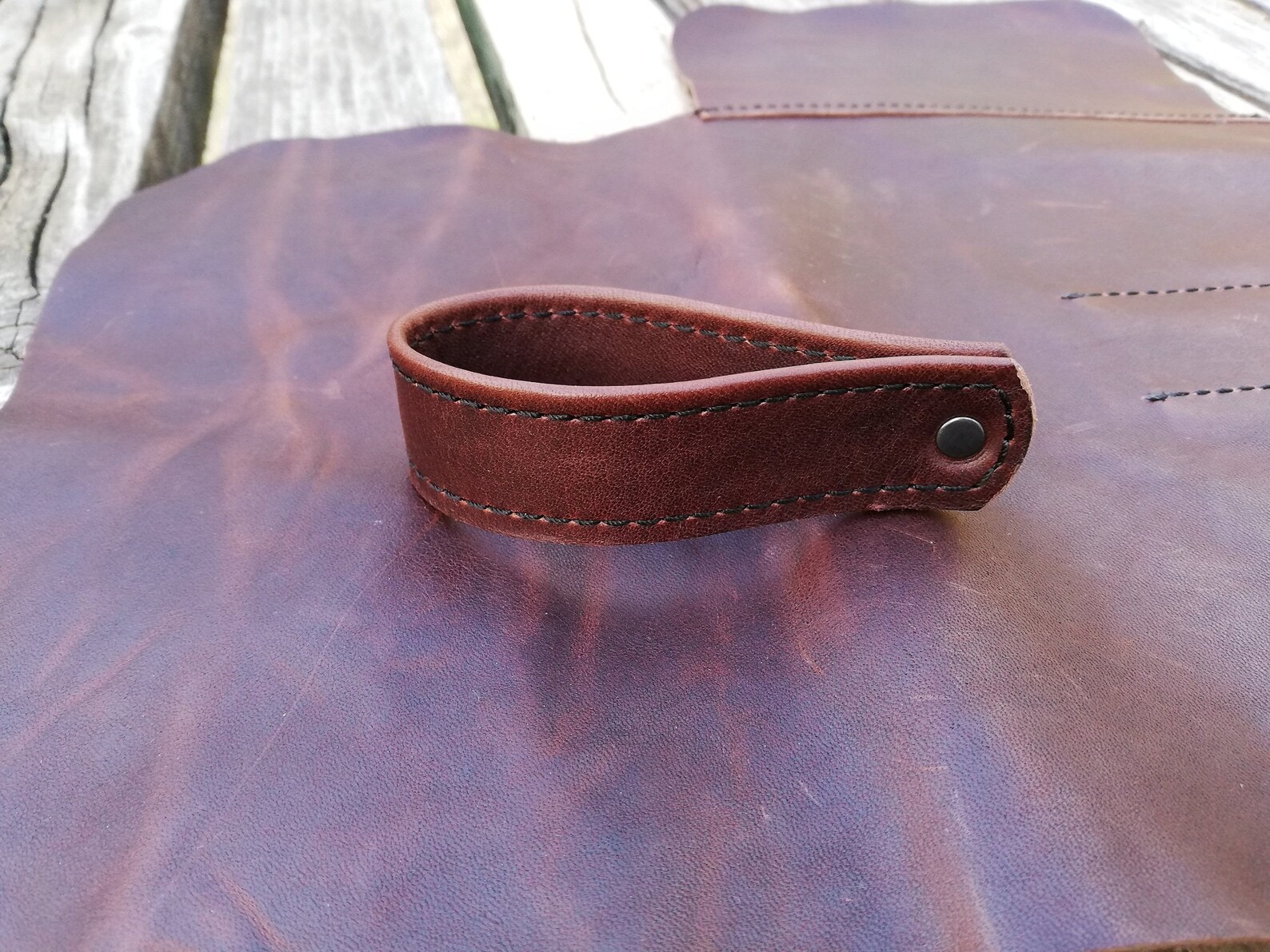 Leather Pipe Pouch and Pipe Stand Set Genuine Leather - Etsy