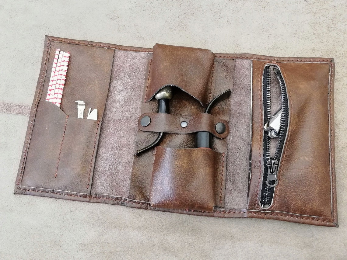 Leather Pipe Roll for 2 Pipes Anniversary Gift Pipe Smoker - Etsy