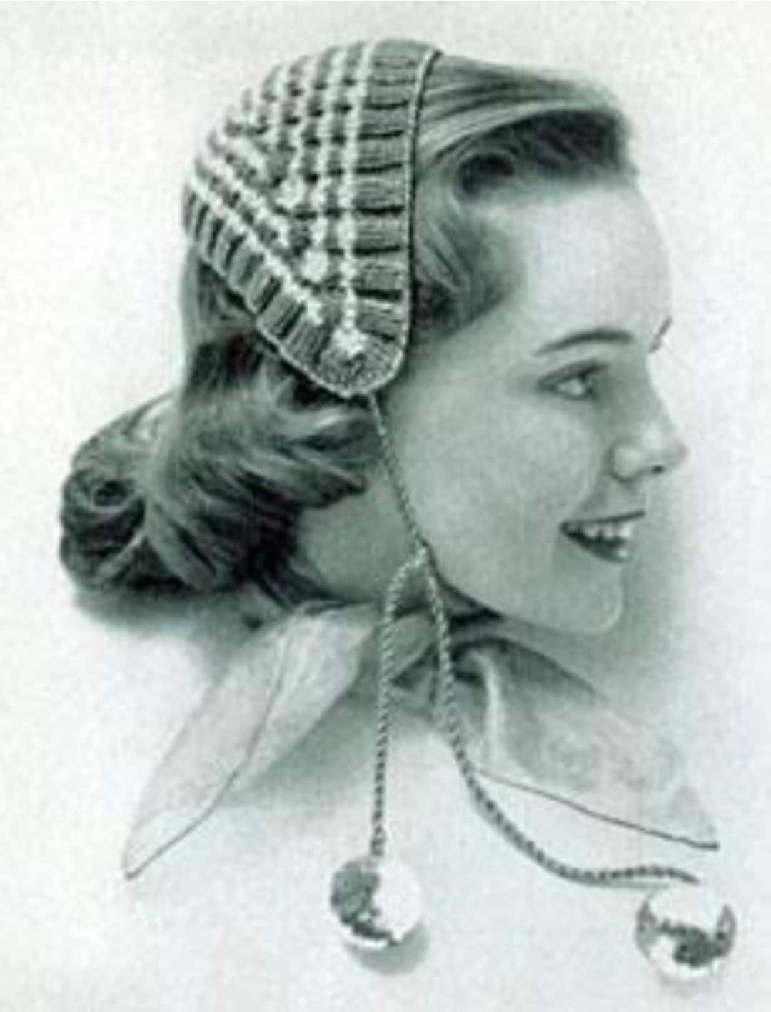 Knitted Headband Jibber Pattern PDF Vintage - Etsy