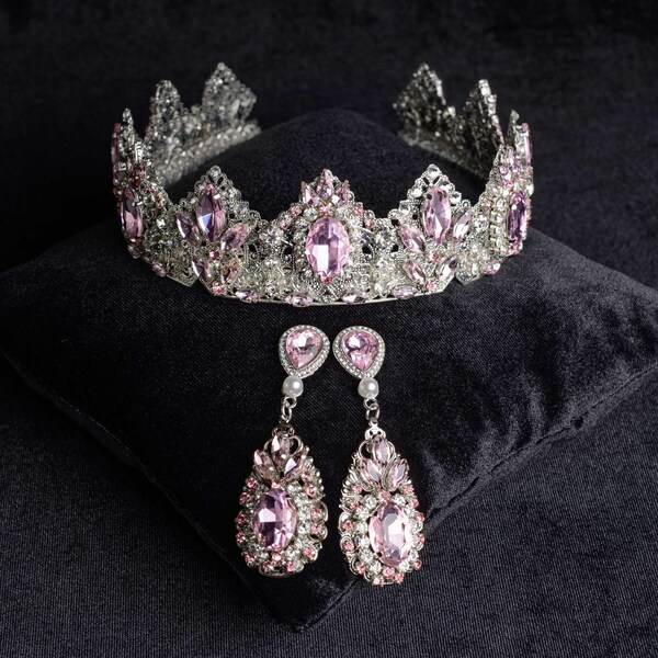 Pink Tiara - Etsy