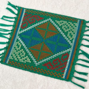 Yakan Handwoven Cloth Emerald Green Filipino Aesthetic Weave Gift Home ...