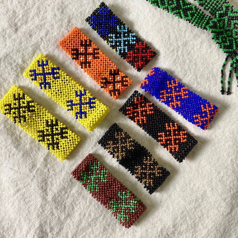 Mangyan Handbeaded Pakudos Bracelet | Etsy