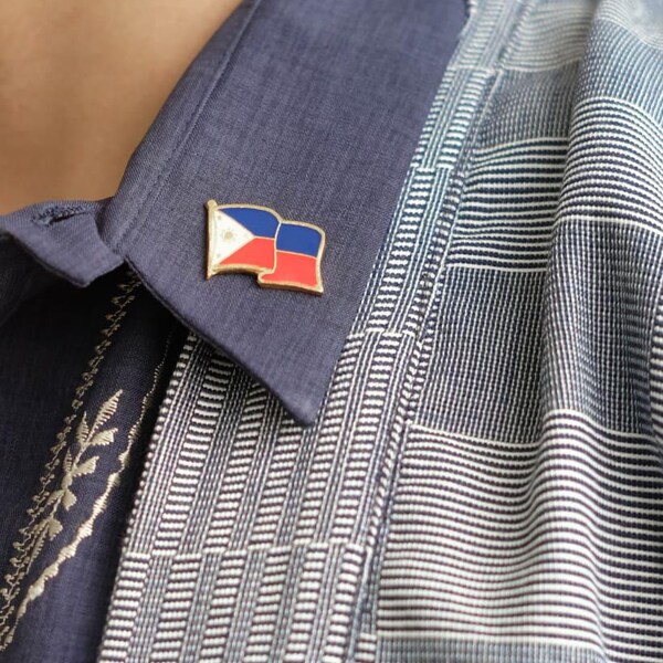 Filipino Flag Pin - Etsy