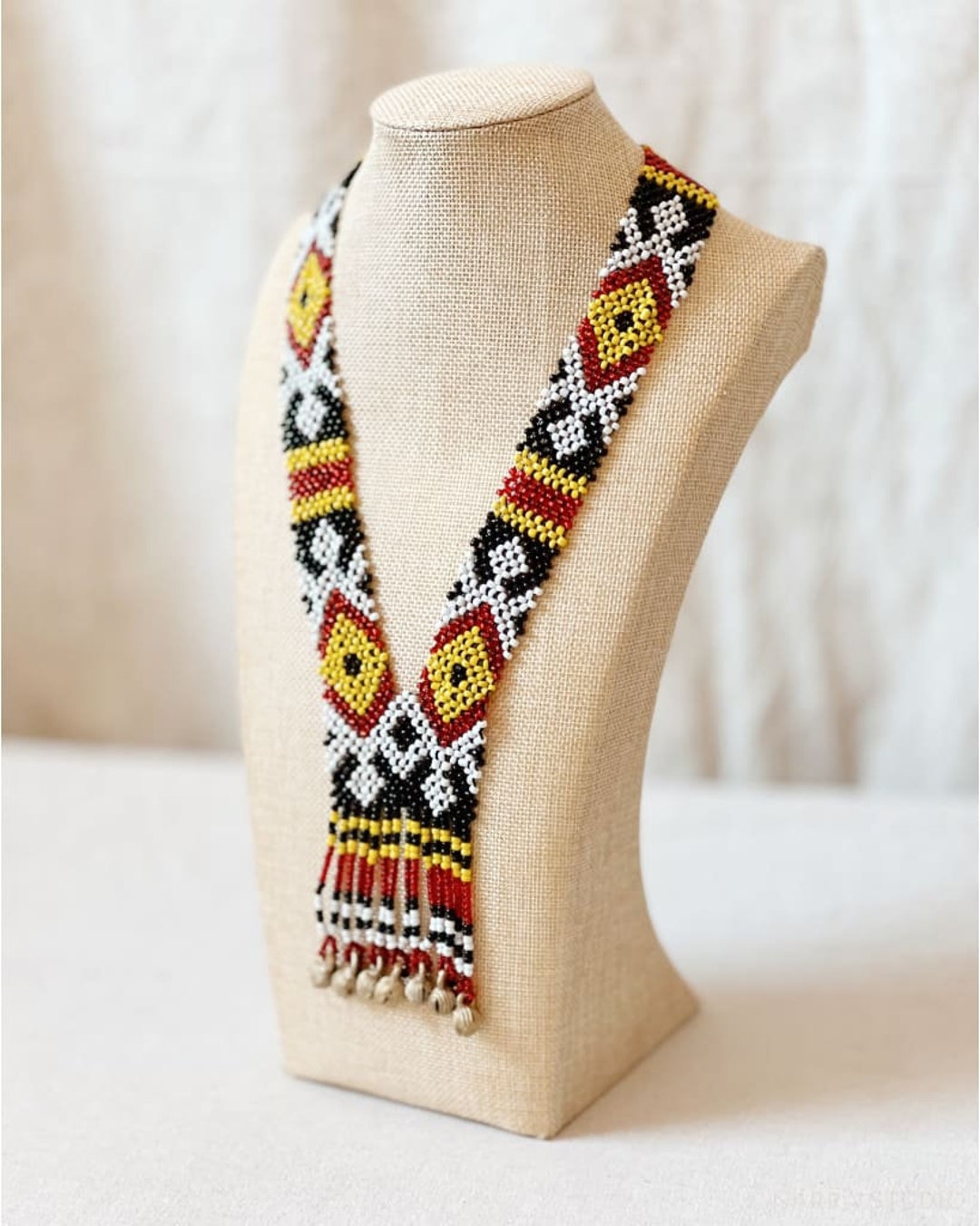 Tboli Hand-beaded Necklace Indigenous Ethnic Filipino Jewelry ...