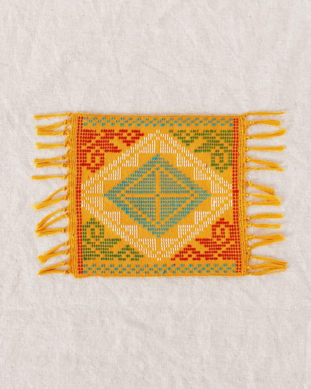 Yakan Handwoven Cloth - Yellow - Handmade Handwoven Philippines ...