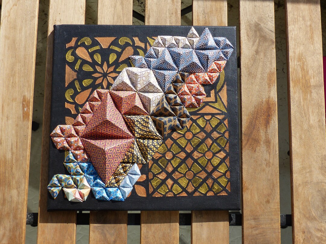 Table Deco Pyramids and Stencils - Etsy