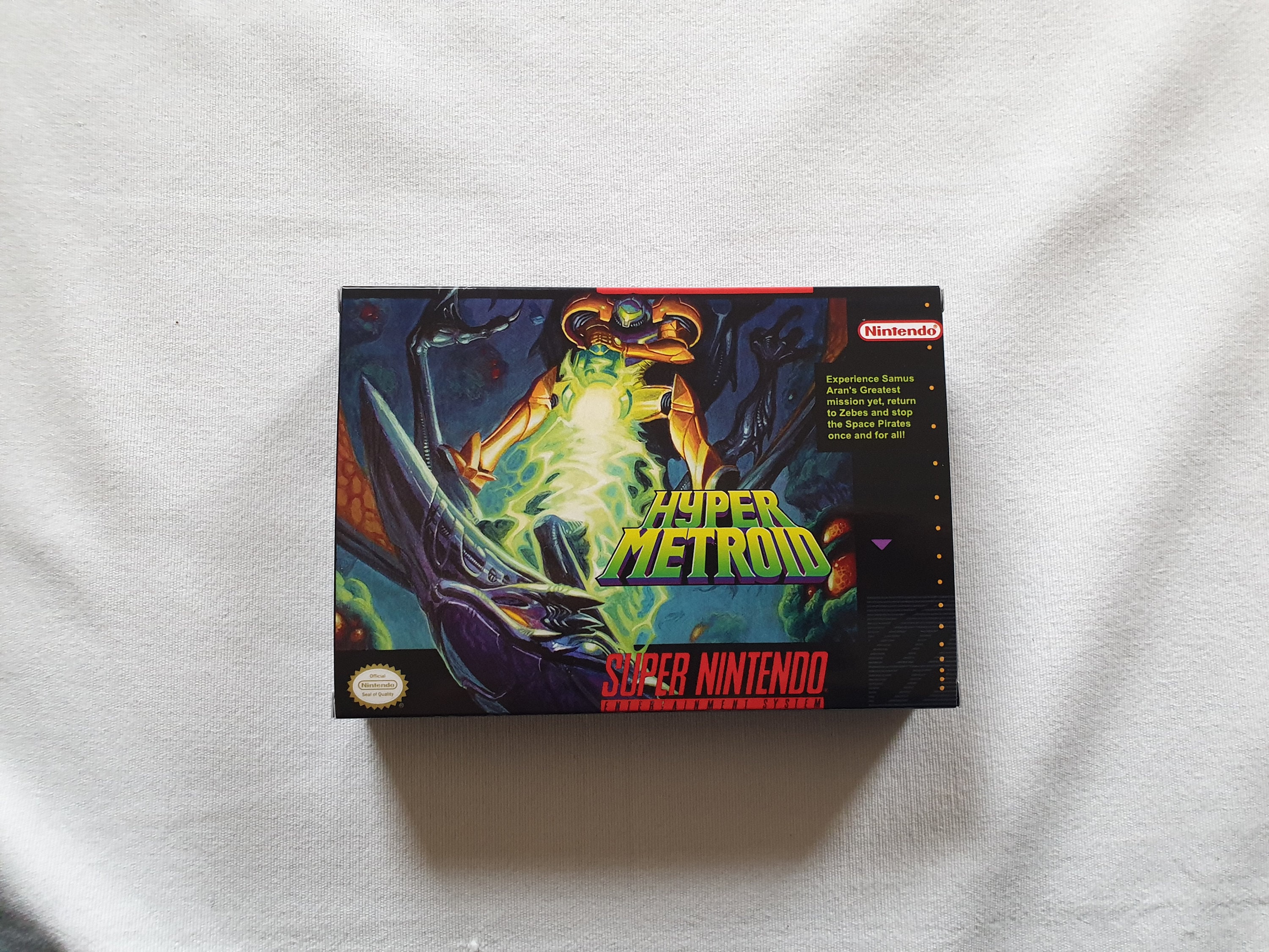 Hyper Metroid SNES Super NES Box With Insert Top Quality | Etsy