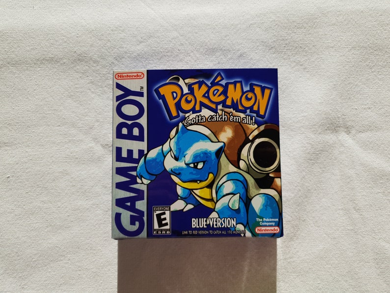 Pokemon Blue Gameboy GB Box With Insert Top Quality - Etsy