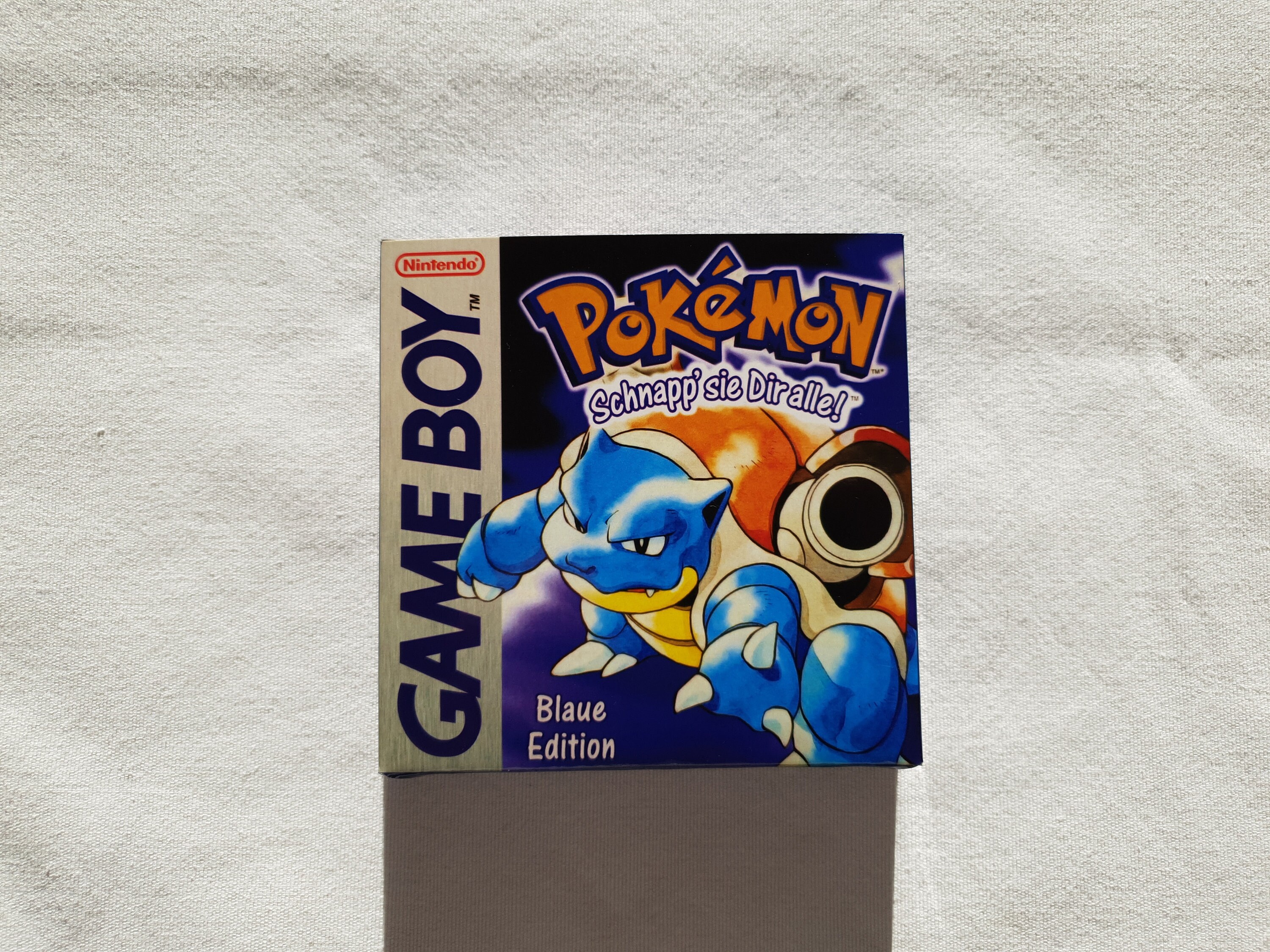 Pokemon Blue Gameboy GB Box With Insert Top Quality | Etsy
