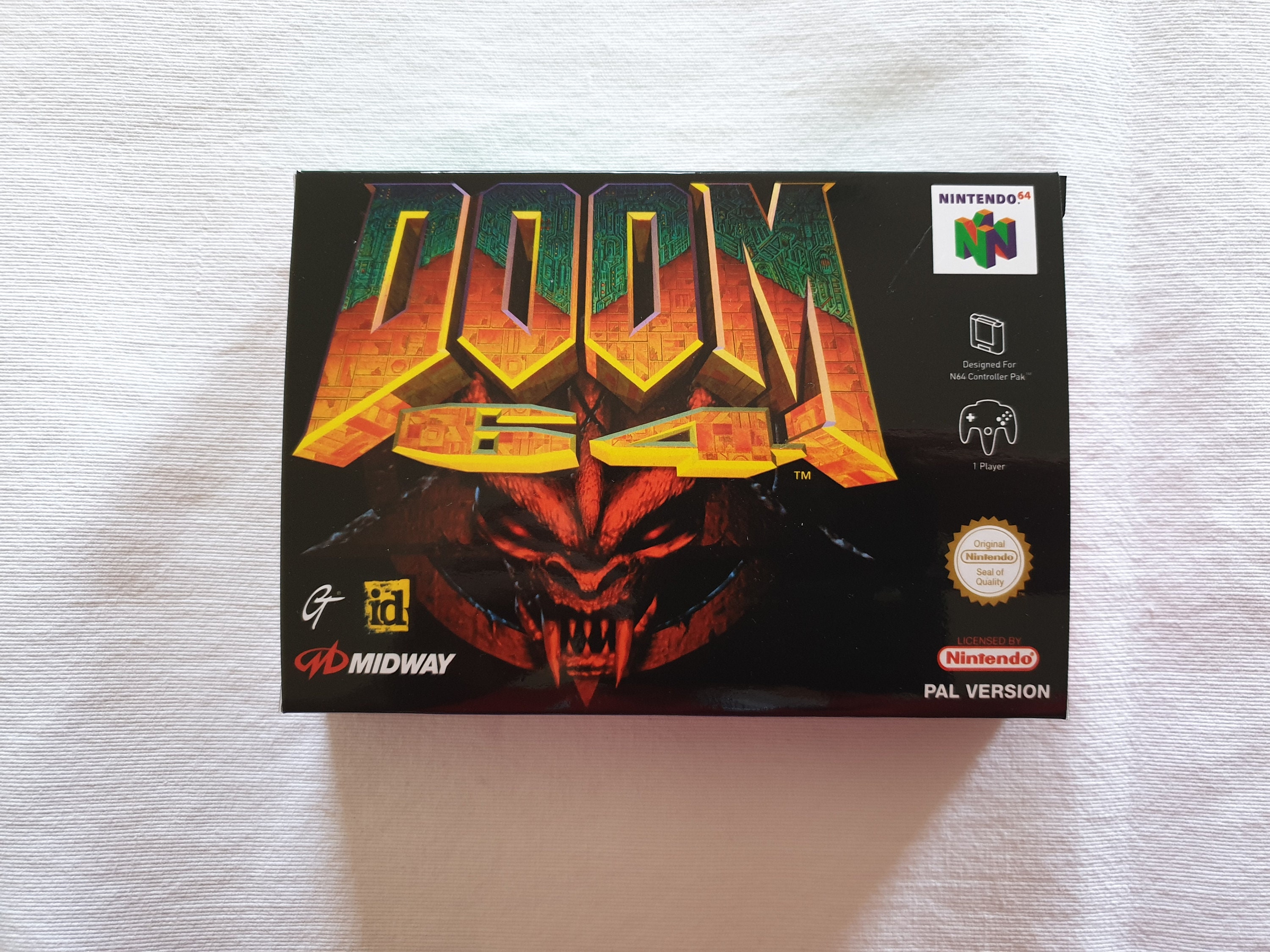 Doom 64 N64 Box With Insert Top Quality | Etsy