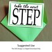 Take the Next Step SVG Vinyl Cutter Cut File for Cricut, Silhouette ...