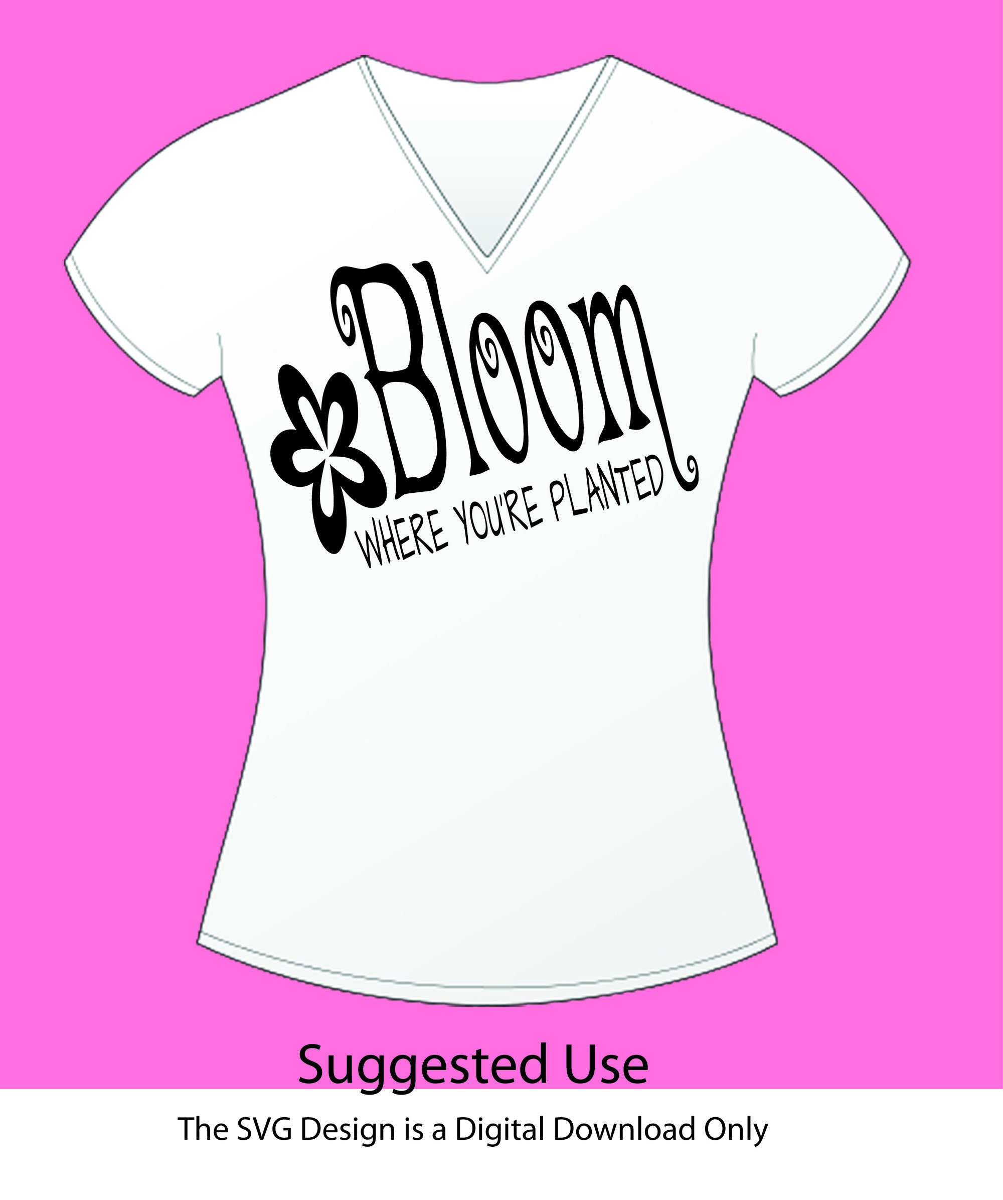 Bloom SVG Vinyl Cutter Cut File for Cricut Silhouette - Etsy