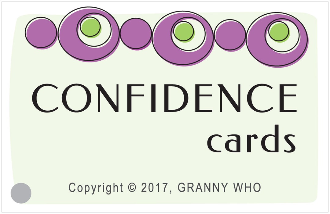 Confidence Cards - Digital Download - Etsy