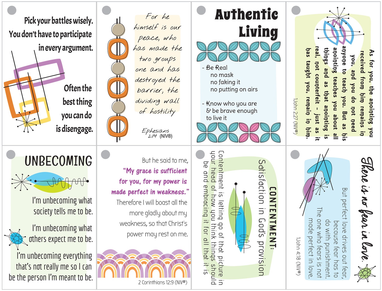 Confidence Cards - Digital Download - Etsy