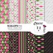 Scallops Pink Digital Paper Pack, Scrapbook Paper, Spring, Printable ...